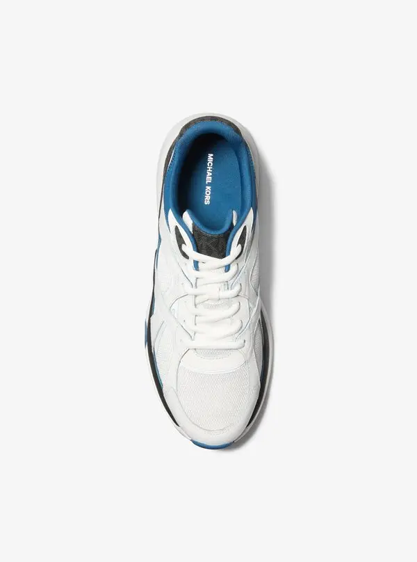 Michael Kors Leo Mixed-media Trainers