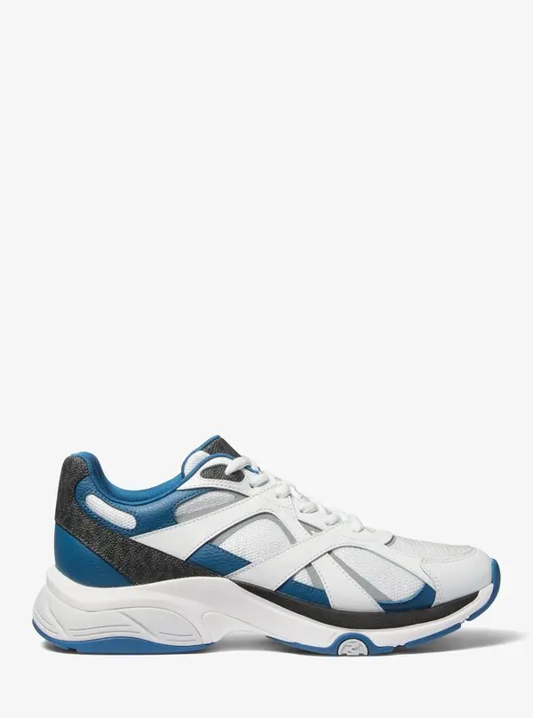 Michael Kors Leo Mixed-media Trainers