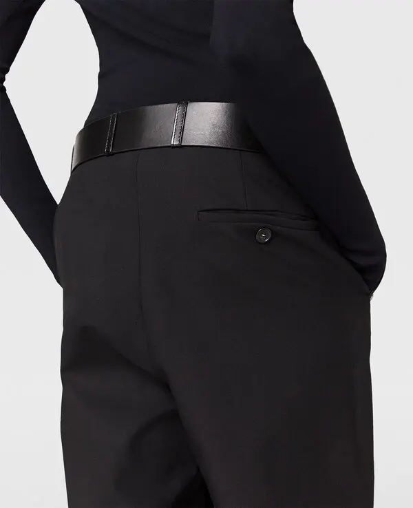 Stella McCartney Crocodile-embossed Straight-leg Pants