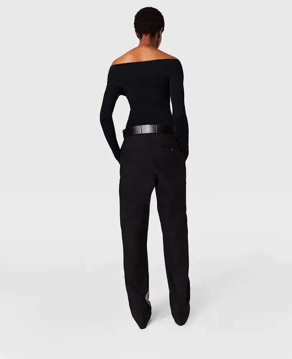 Stella McCartney Straight-neck Long-sleeve Top