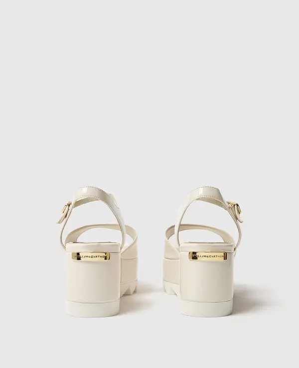 Stella McCartney Elyse Patent Platform Sandals