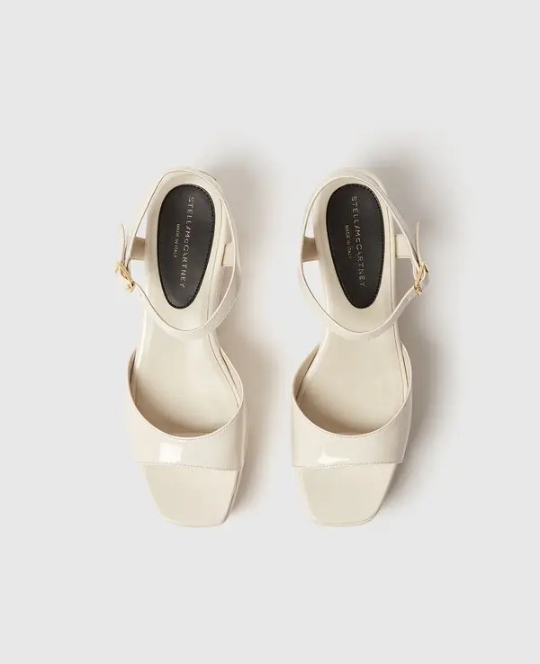Stella McCartney Elyse Patent Platform Sandals