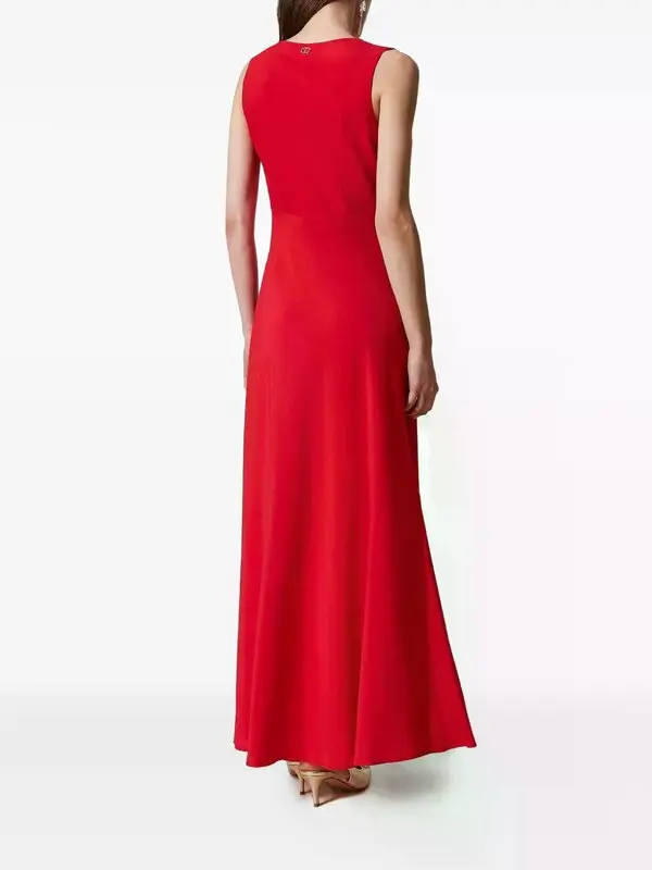 TWINSET Cowl-neck Sleeveless Gown