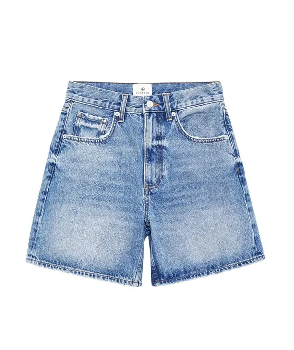 ANINE BING Heath Denim Shorts - Blue