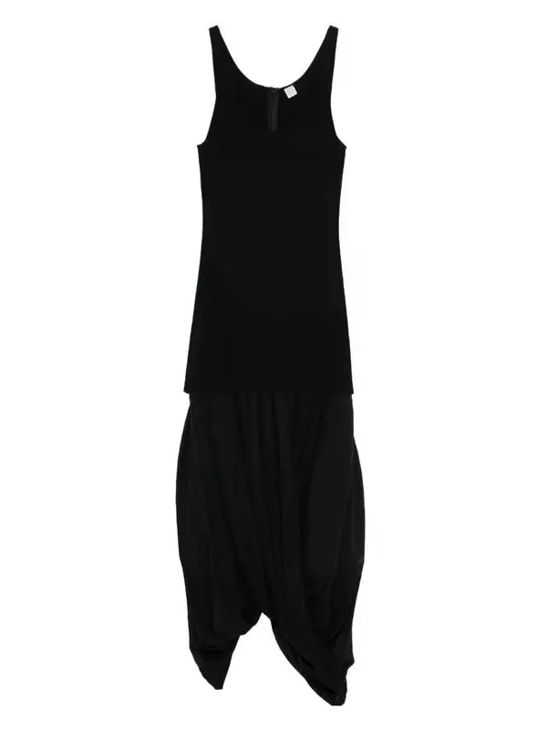 TOTEME Cocoon Tank Dress - Black