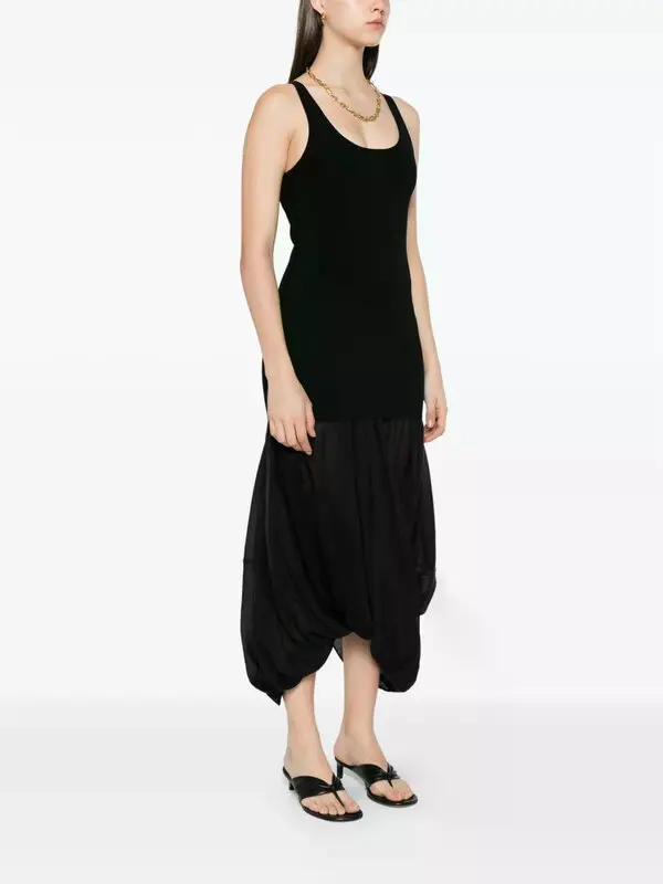 TOTEME Cocoon Tank Dress - Black