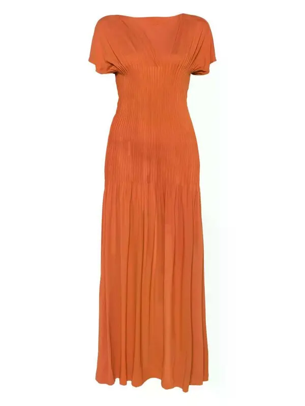 TOTEME Knife-pleated Maxi Dress