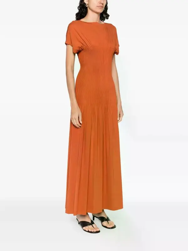TOTEME Knife-pleated Maxi Dress