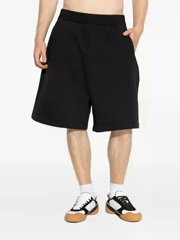 Dsquared2 Cotton Knee-length Shorts - Black