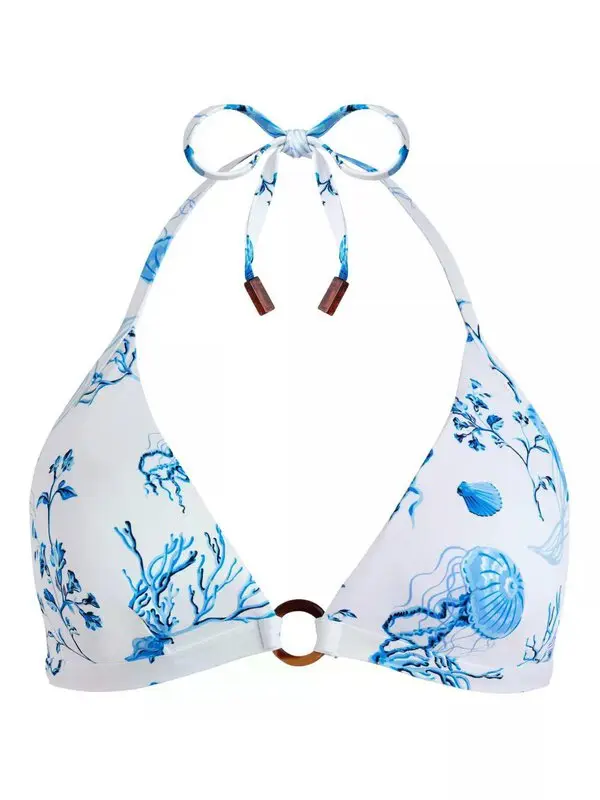 Vilebrequin Medusa And Shells Print Bikini - White