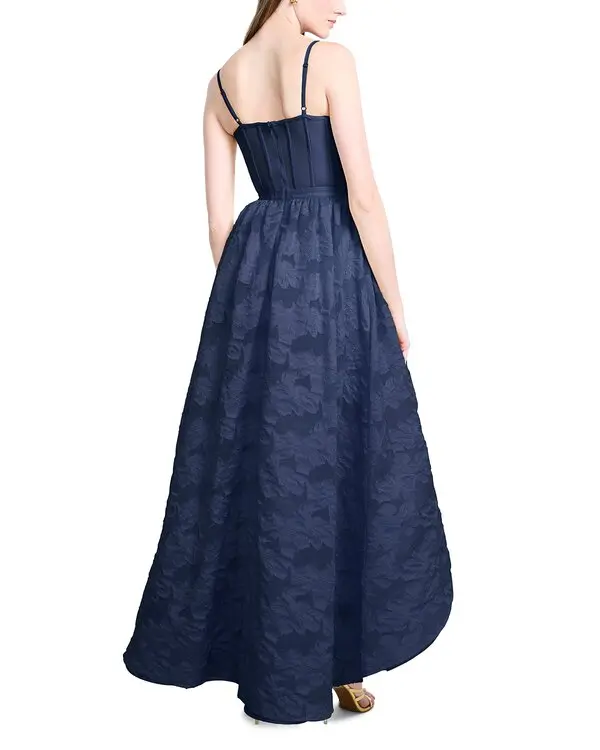 princess polly baby blue dress Bcbgmaxazria High-Low Organza Tulle Gown In Navy - 48% Off