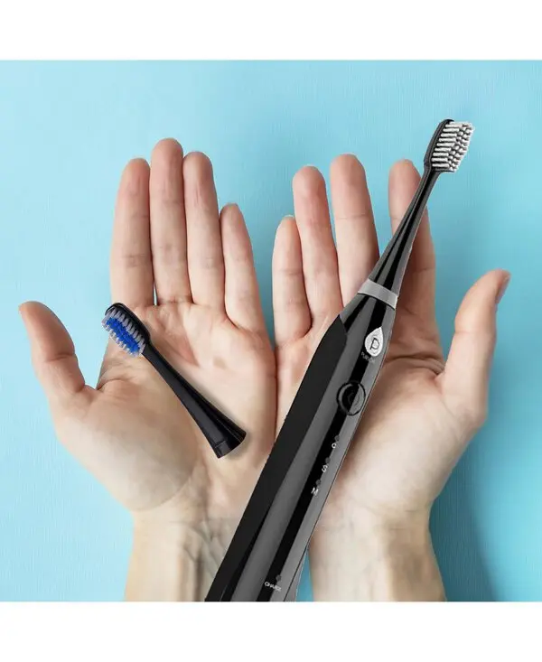 PURSONIC Electric Smart Series Rechargeable Toothbrush With Uv Sanitizing Function - Black