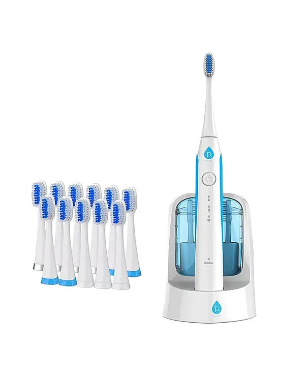 PURSONIC Electric Smart Series Rechargeable Toothbrush With Uv Sanitizing Function - White