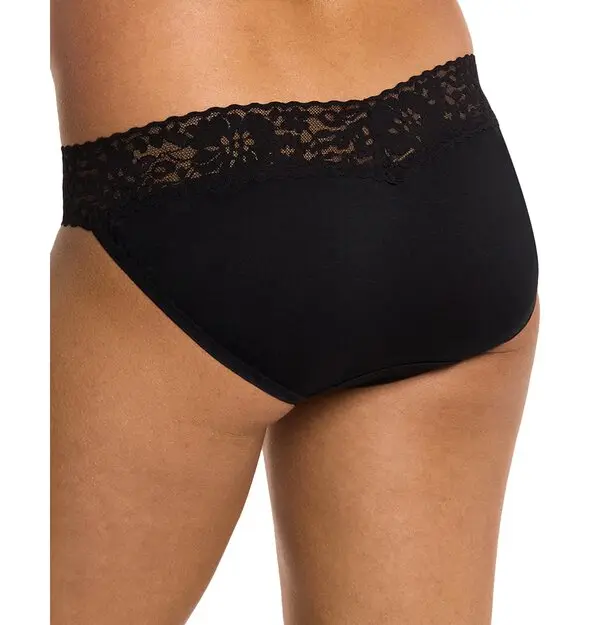 Hanky Panky Dreamease V Kini Panty - Black