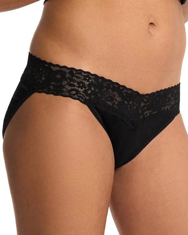 Hanky Panky Dreamease V Kini Panty - Black