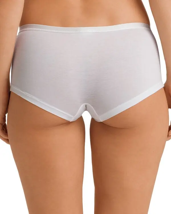 Hanro Cotton Boyleg Briefs - White
