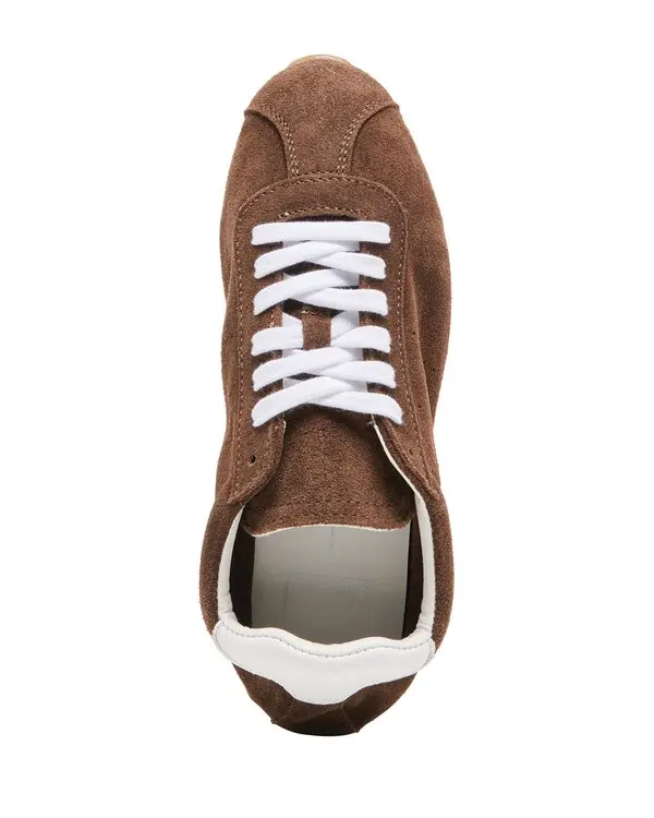 Dolce Vita Serina Lace-up Sneakers - Dark Brown Suede