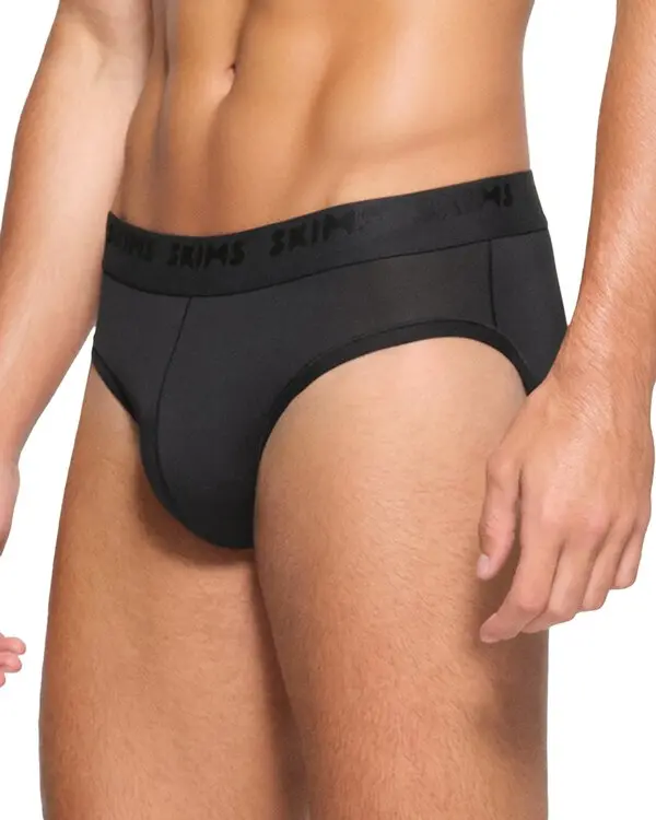SKIMS Stretch Briefs, 3 Pack - Obsidian