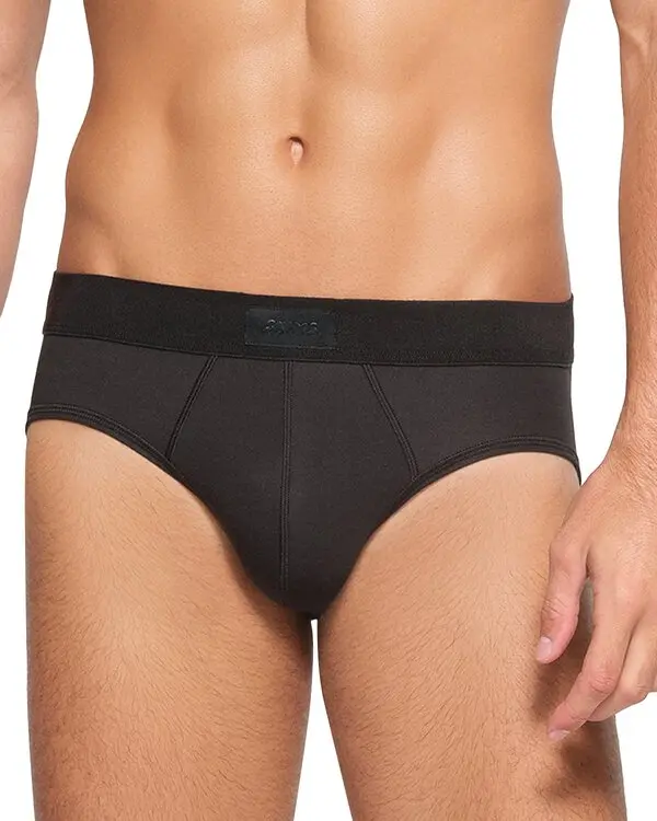 SKIMS Cotton Briefs, 3 Pack - Onyx