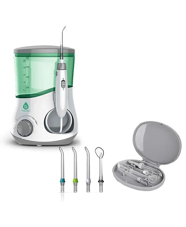 PURSONIC Professional Counter Top Oral Irrigator Water Flosser - White And Grey