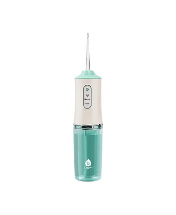 PURSONIC Usb Rechargeable Water Flosser Helps Remove Plaque & Dilute Harmful Toxins - White