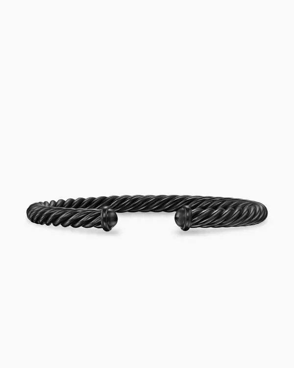 David Yurman Cable Cuff Bracelet - Aluminum Black