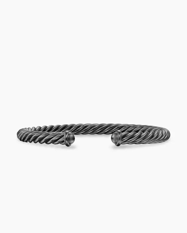 David Yurman Cable Cuff Bracelet - Aluminum Grey