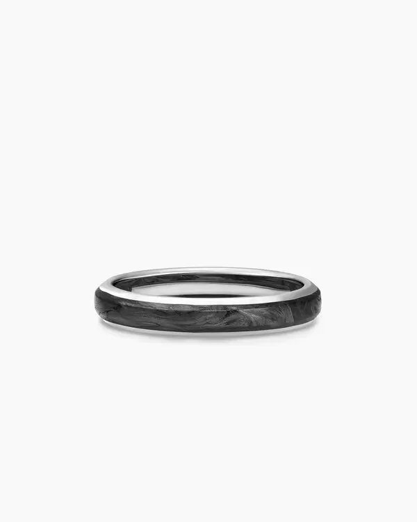 David Yurman Streamline Band Ring - Forged Carbon