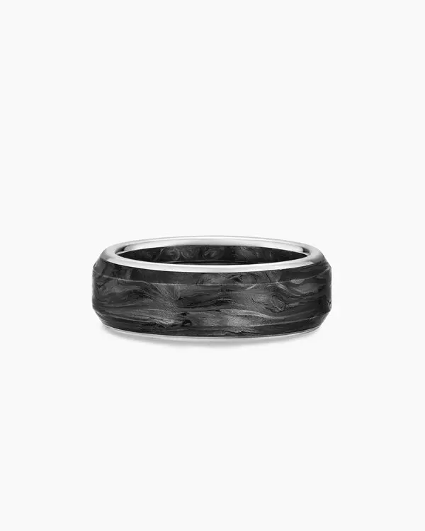David Yurman Streamline Band Ring - Forged Carbon