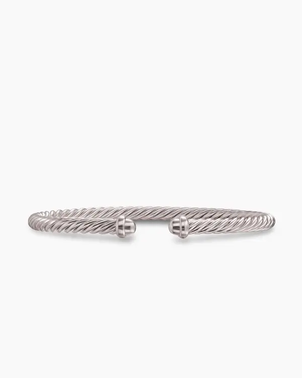 David Yurman Classic Cable Bracelet - Aluminum Sand