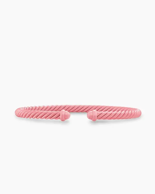 David Yurman Classic Cable Bracelet - Aluminum Pink