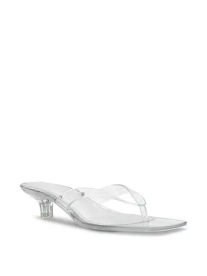 Pink Steve Madden Tracie Jelly Kitten Heel Sandals - Multicolored