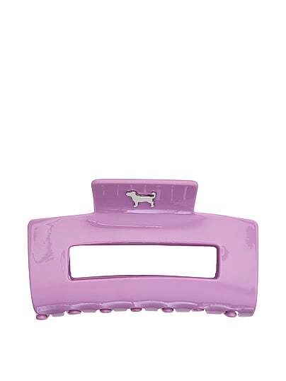 Pink Dolphin Hair Claw Clip - Purple