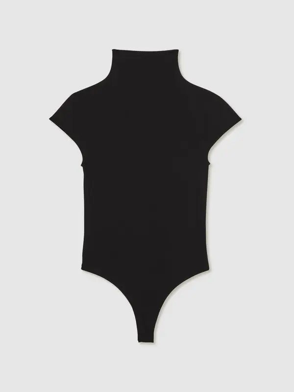 REISS High-neck Jersey Bodysuit