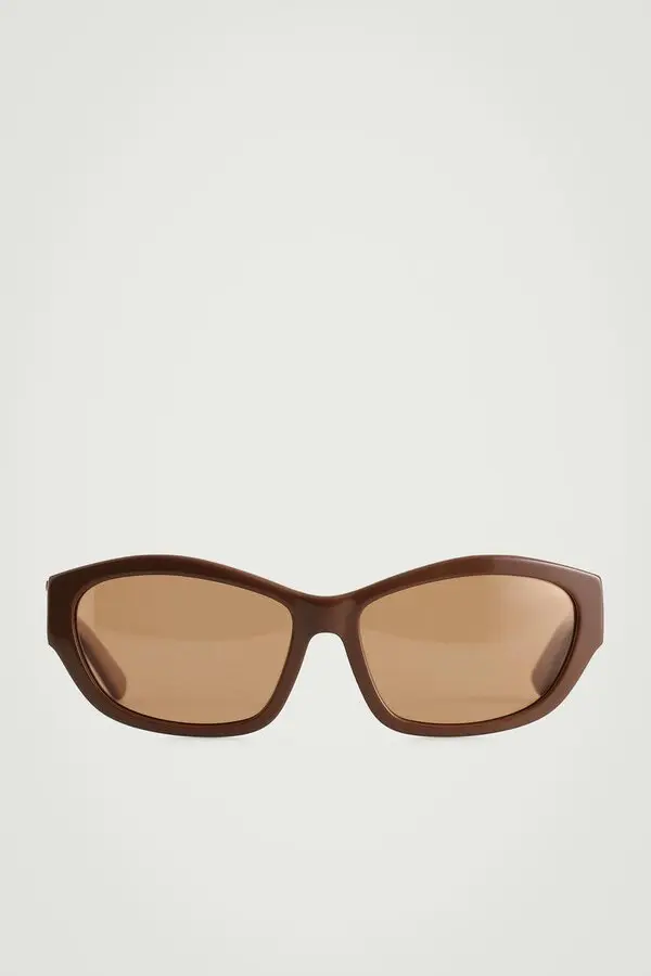 Cos Sporty Sunglasses - Brown