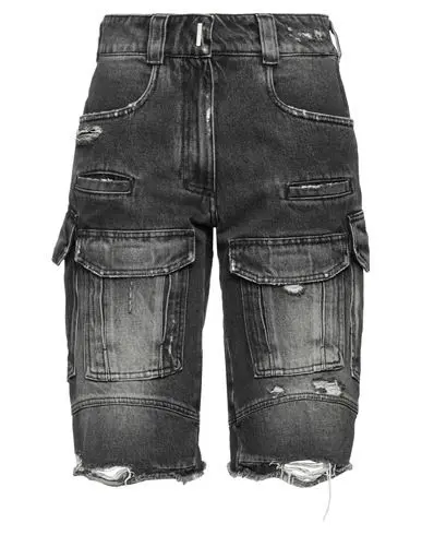 Givenchy Distressed Denim Cargo Shorts