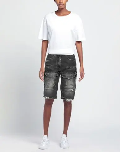 Givenchy Distressed Denim Cargo Shorts