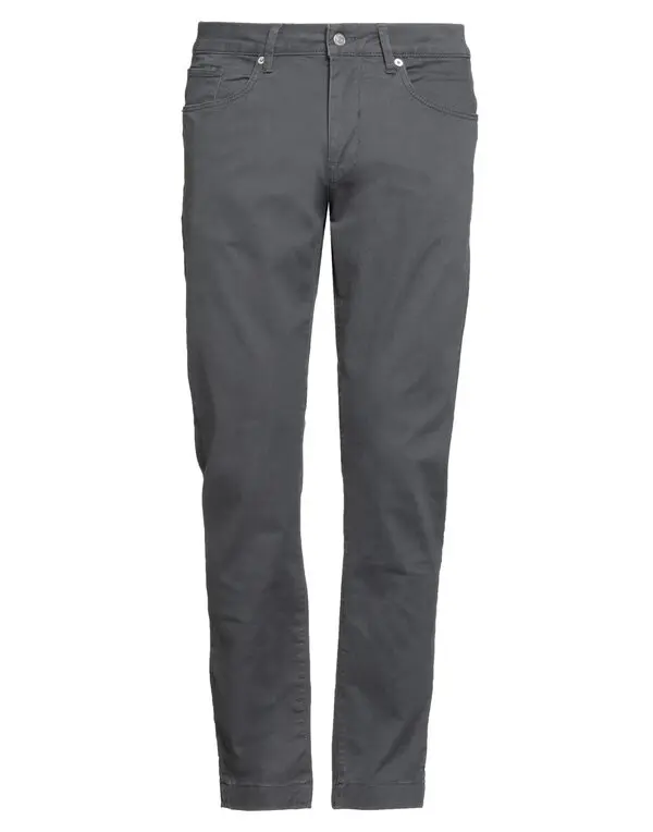HAMAKI-HO Tapered Leg Twill Casual Pants - Grey