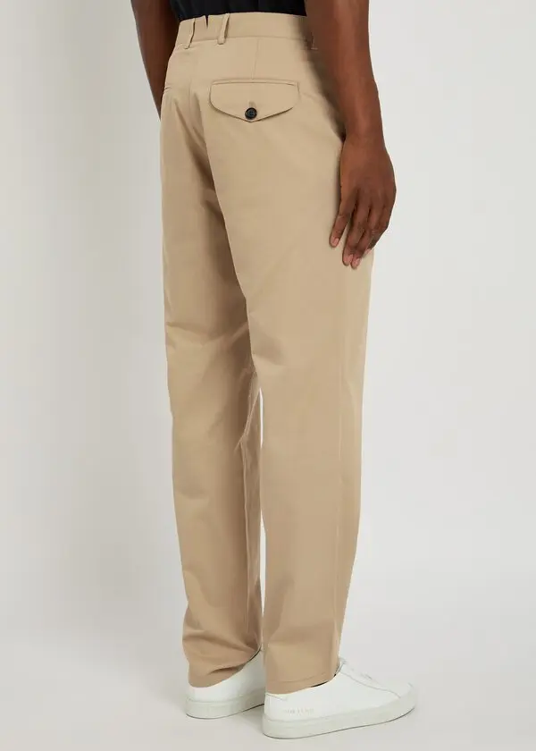 Oliver Peoples Fishtail Tapered Cotton Trousers
