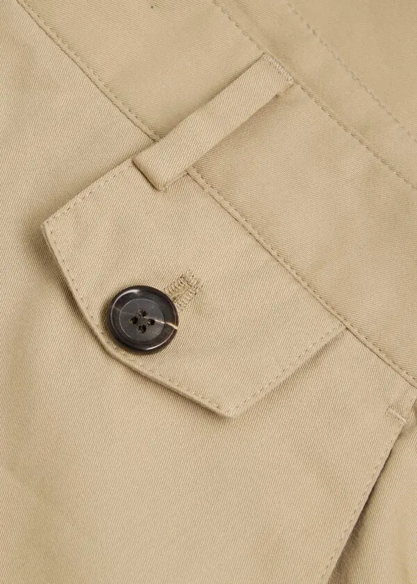 Oliver Peoples Fishtail Tapered Cotton Trousers