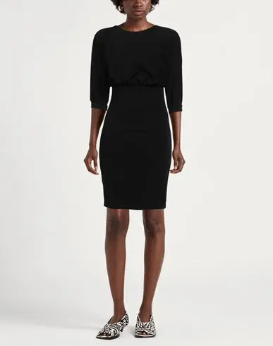 off the shoulder bodycon sweater dress Blair Off-the-Shoulder Sweater Dress – Black M / Black main image 0