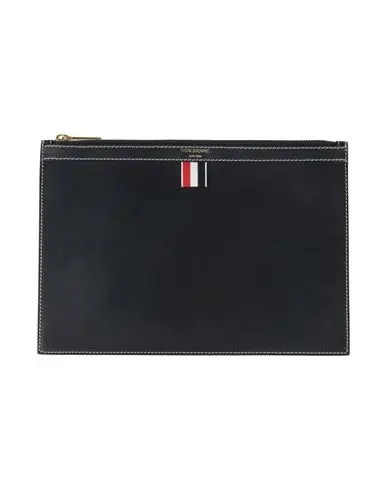 Thom Browne Leather Pouch - Black