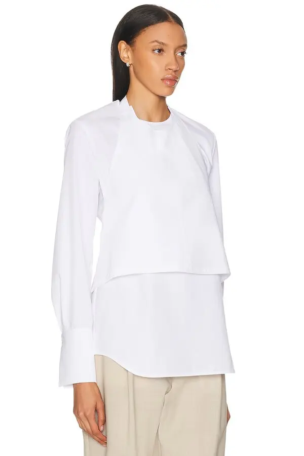 Wardrobe.NYC Layered Halter Shirt