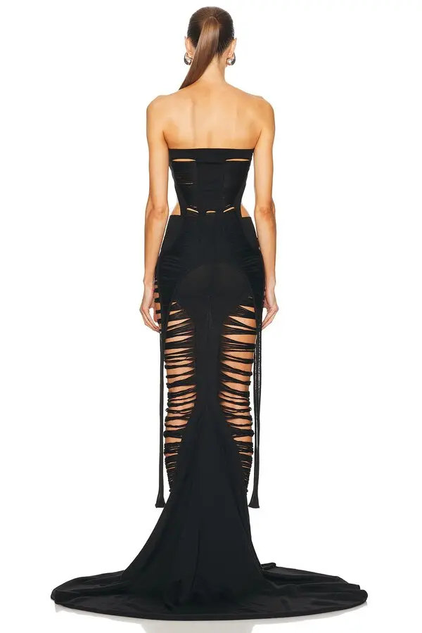 Rick Owens Tanja Long Strapless Top