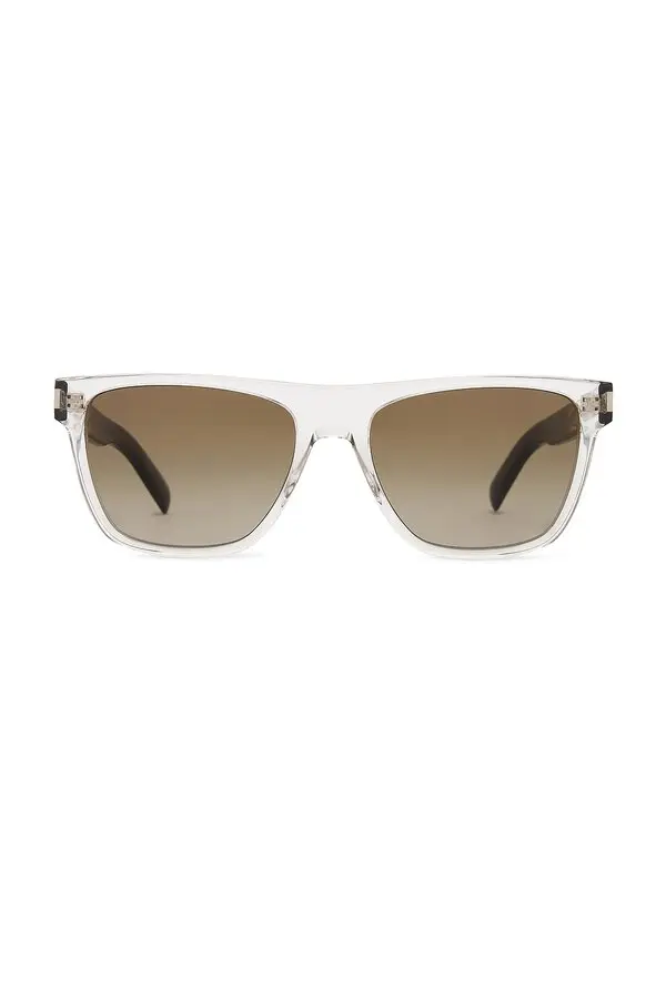 Saint Laurent Square Sunglasses - Clear