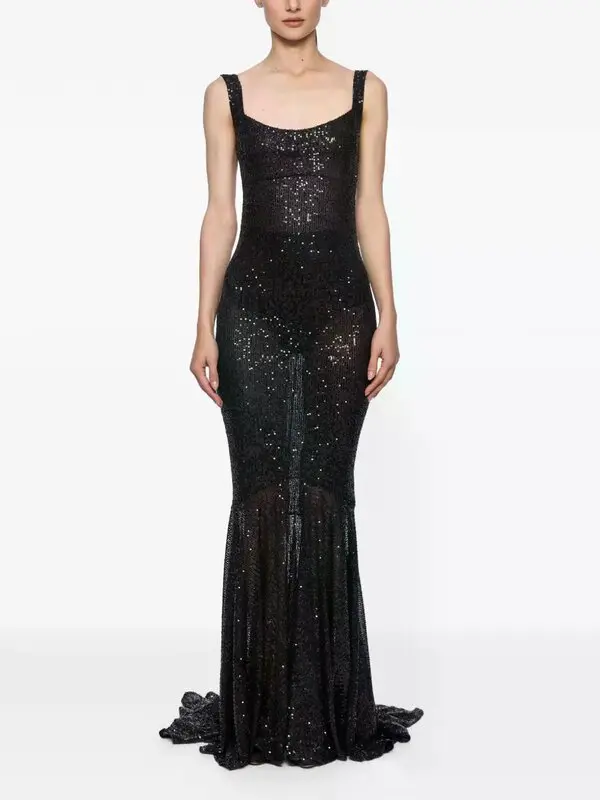 ATU BODY COUTURE Sequinned Mermaid Maxi Dress