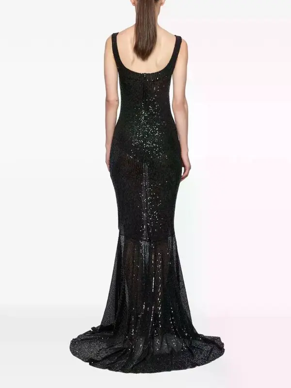 ATU BODY COUTURE Sequinned Mermaid Maxi Dress