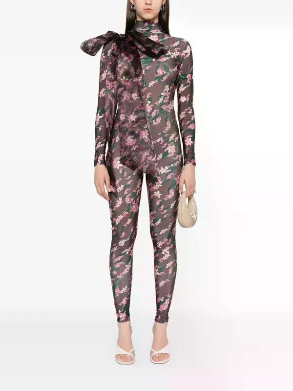 ATU BODY COUTURE Floral-print Jumpsuit