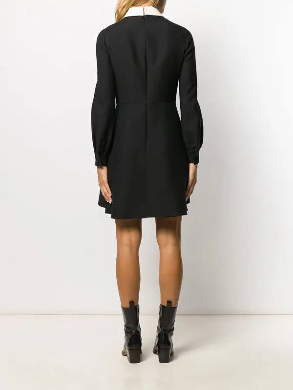 Valentino Garavani Embroidered Butterfly Flared Dress