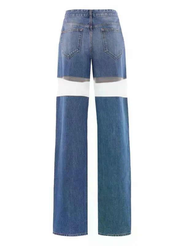 DURAN LANTINK Cut-out Straight Leg Jeans